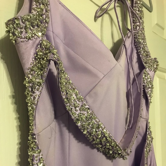 Cache | Dresses | Cach Lavender Prom Dress | Poshmark